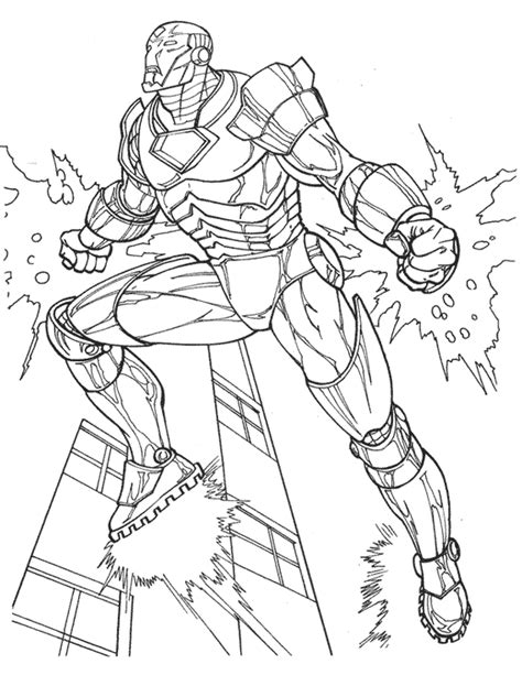 92 dessins de coloriage iron man à imprimer sur LaGuerche Page 8