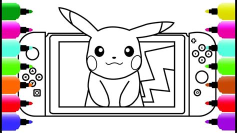 Nintendo Switch Coloring Pages