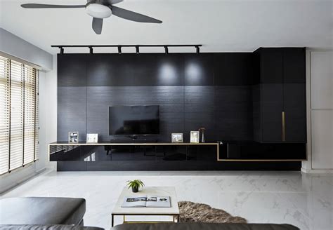 6 TV FEATURE WALL IDEAS FOR YOUR LIVING ROOM 2023 Decoman Singapore