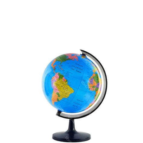 Globo Terráqueo de Escritorio Base de Plástico Diámetro de 14 2 cm