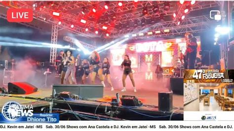 AO VIVO Ana Castela fechando a 47ª Festa da Fogueira em Jateí Fátima