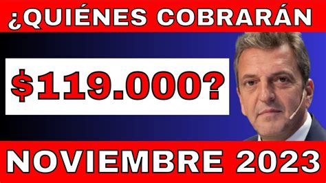 ANSES 119 000Pagos Especial NOVIEMBRE 2023 YouTube