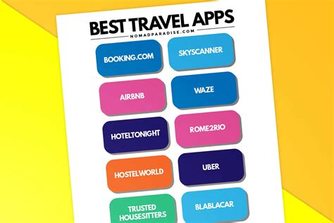 24 Best Travel Apps For Your Next Trip Nomad Paradise