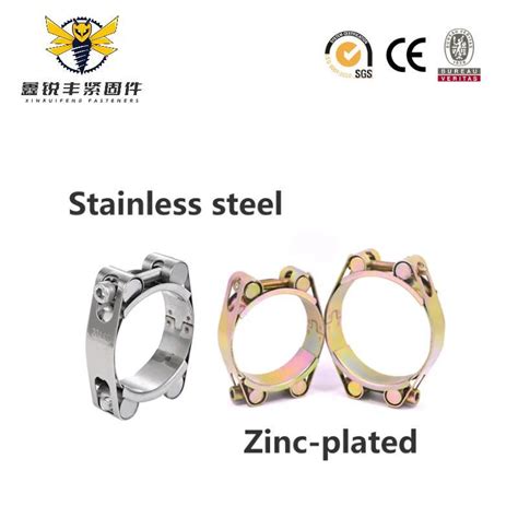 Stainless Steel 304 Heavy Duty Double Bolt Hose Clamp China T Bolt