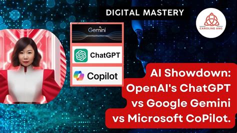 Ai Showdown Openai S Chatgpt Vs Google Gemini Vs Microsoft Copilot