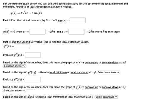 solved for the function given below you will use the second