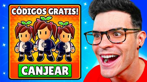 CÓDIGOS DE SKINS GRATIS en STUMBLE GUYS YouTube