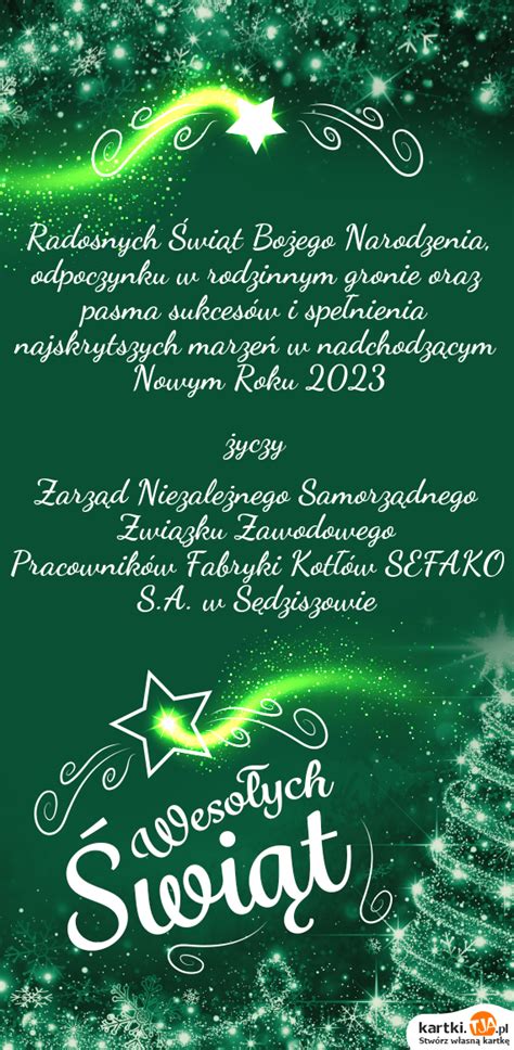 Jskrytszych Marze W Nadchodz Cym Nowym Roku Darmowe Kartki