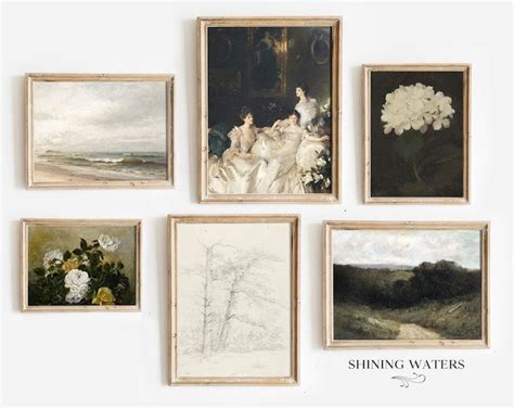 140pcs Dark Academia Wall Collage Kit Dark Aesthetic Picture Etsy
