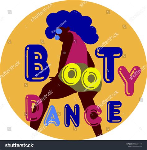 Girl Dancing Twerk Booty Dance Inscription Stock Vector Royalty Free 1726831441 Shutterstock