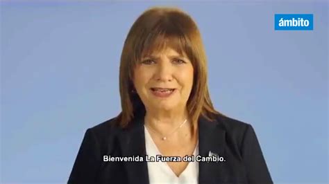 Se conoció el primer SPOT de PATRICIA BULLRICH No estamos viviendo