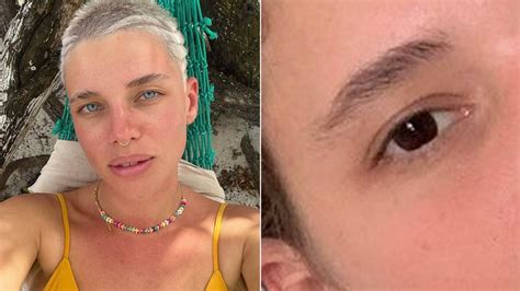 Bruna Linzmeyer choca o público ao surgir os olhos castanhos em