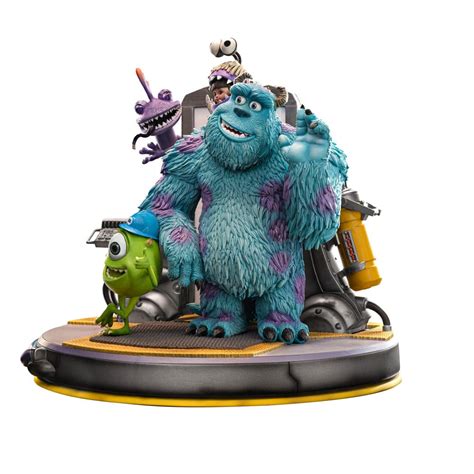 Monsters Inc Deluxe Art Scale Statue James P Sullivan Mike