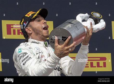 Race Winner Lewis Hamilton Gbr Mercedes Amg F Celebrates On The