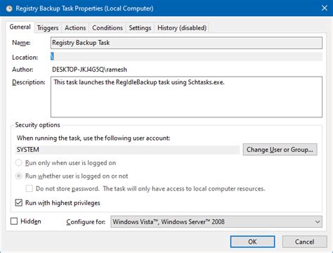 how to automatically backup the entire registry in windows winhelponline