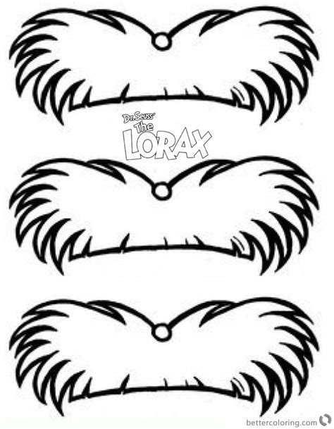 Lorax Printable Mustache Printable Word Searches