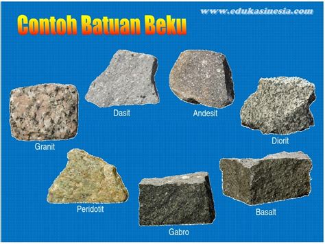 Macam Macam Batuan Pembentuk Permukaan Bumi Beserta Penjelasannya