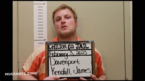 DAVENPORT KENDALL JAMES 05 05 2023 Chilton County Mugshots Zone