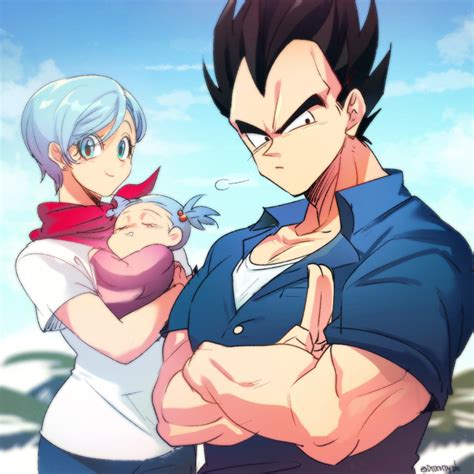 Vegeta Bulma And Bra Dragon Ball And 1 More Drawn By Ommmyoh Danbooru