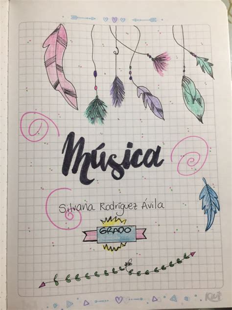 Nuevas Portadas de Música muy creativas fáciles con dibujos y carátulas