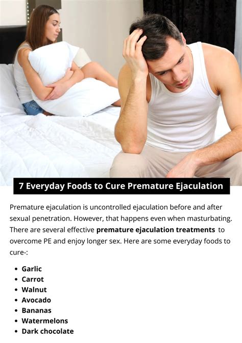PPT 7 Everyday Foods To Cure Premature Ejaculation PowerPoint