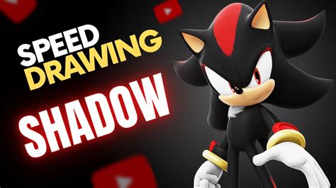 Desenhando O Shadow Do Sonic Drawing Shadow Dibujando Shadow YouTube