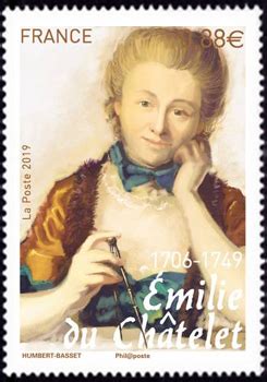 Émilie du Châtelet 1706 1749 mathématicienne et physicienne Timbres