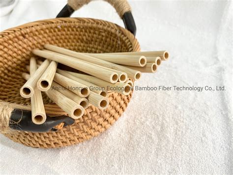 Eco Friendly Food Grade Bamboo Straw Disposable Biodegradable Bamboo