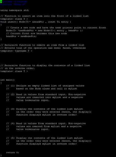 solved 4 12 lab recursive remove operation on a linked