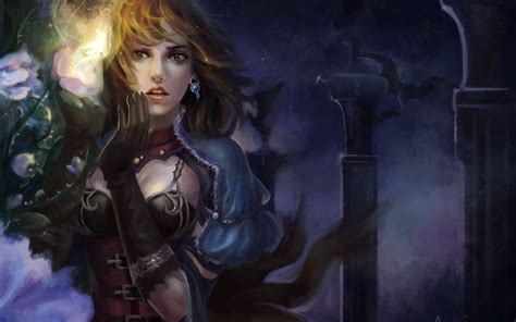 Wallpaper Fantasy Art Anime Midnight Darkness Screenshot