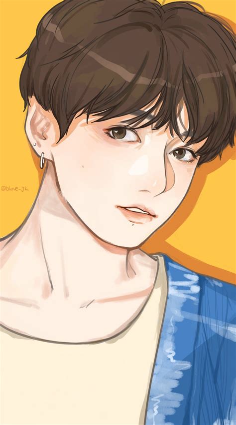Blove Jk Bts Drawings Jungkook Fanart Drawings