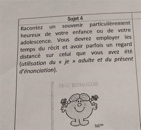 Raconter Un Souvenir Particuli Rement Heureux De Votre Enfance Ou De