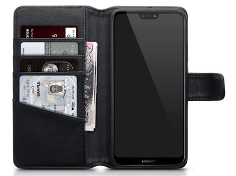 Huawei P20 Lite Hoesje Van Leer Kopen Zwart Leder
