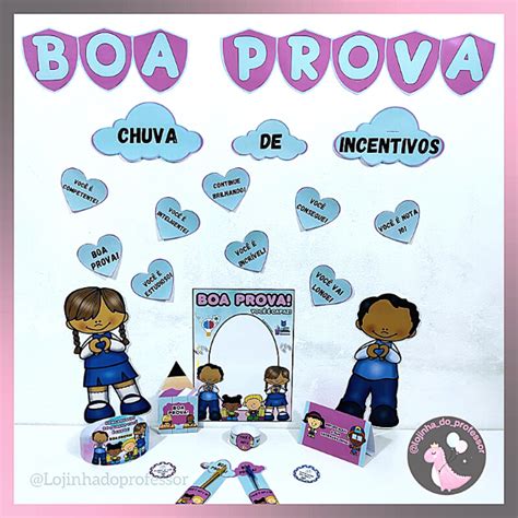 KIT BOA PROVA CHUVA DE INCENTIVOS Lojinha Do Professor Hotmart