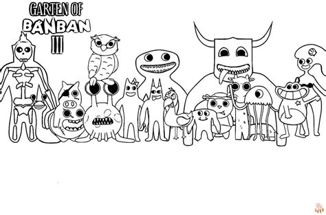 Dibujos De Garten Of Banban 3 Para Colorear Vsun