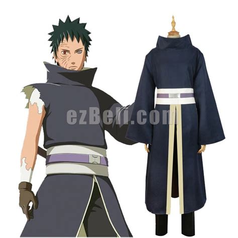 Naruto Akatsuki Ninja Tobi Obito Madara Uchiha Cosplay Costume Shopee