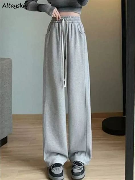 Pantalones De Pierna Ancha Para Mujer Pantal N Informal De Cintura