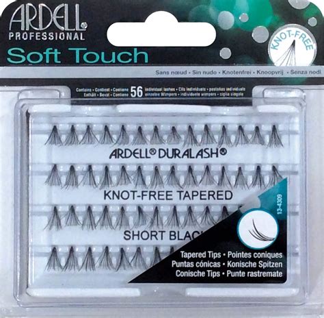 Amazon Ardell Soft Touch Knot Free Eyelash Black Short Beauty