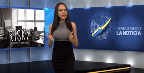 Venezuelana Fica Completamente Nua Em Telejornal Bol Fotos Bol Fotos