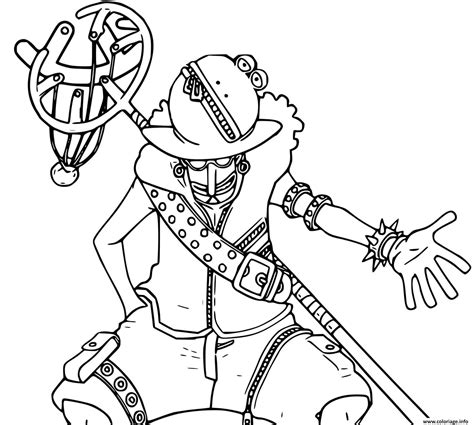Coloriage Usopp One Piece Red Dessin One Piece à imprimer
