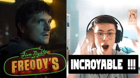 Réaction à la BANDE ANNONCE du film FIVE NIGHTS AT FREDDY S Je suis