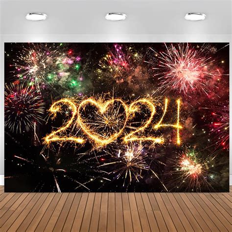 Amazon Csfoto X Ft Happy New Year Backdrop Gorgeous