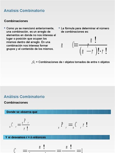 analisis combinatorio pdf combinatoria ocio