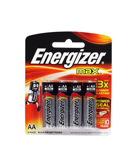 Energizer Max Aa Alkaline Batteries Pcs Pack
