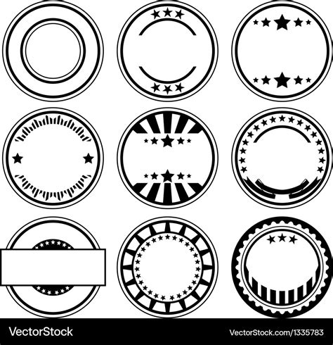 Rubber Stamps Royalty Free Vector Image VectorStock