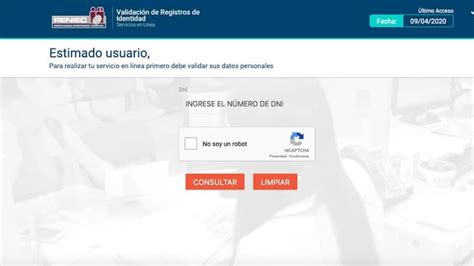 Cómo buscar personas en Reniec por DNI nombre o apellidos Mira