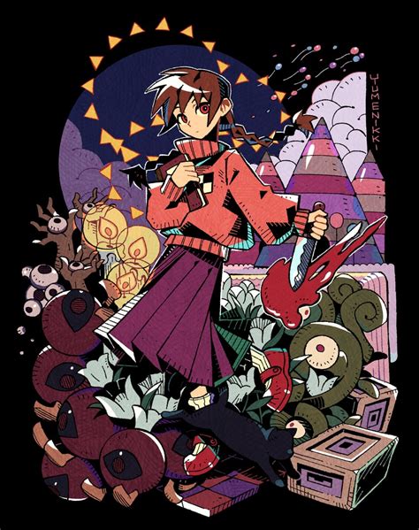 Madotsuki Yume Nikki Drawn By 9twoeight Danbooru