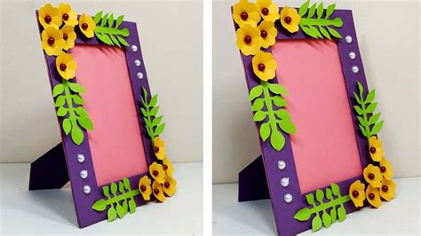 Upcycled Rolled Paper Frame Diy Craft Using Colored Paper