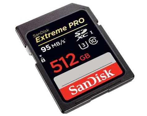 Worlds Biggest Sd Card By Sandisk Has A Capacity Of G