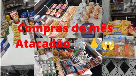 compras do mês atacadão YouTube